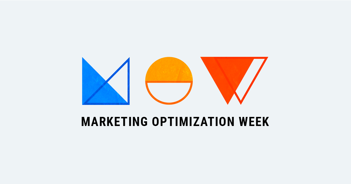 Marketing Optimization Week is coming! 4 Free Days of Advice From ...