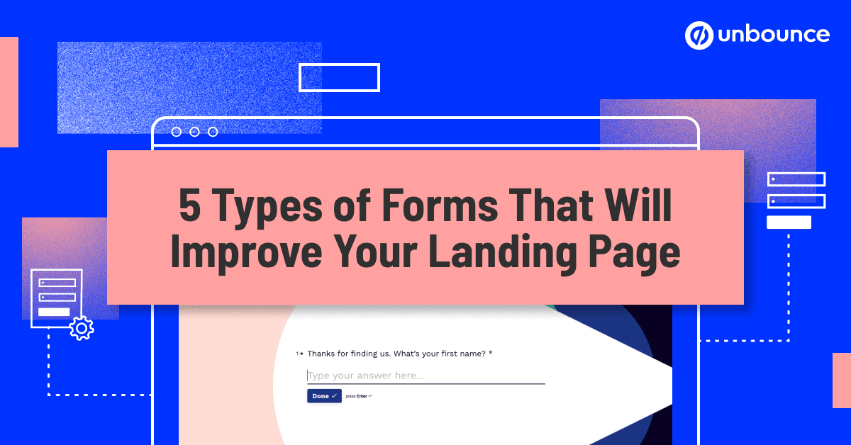 5 Types Of Forms That Will Improve Your Landing Page with Examples 