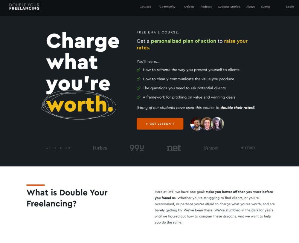 14 online course landing page examples that get an A+