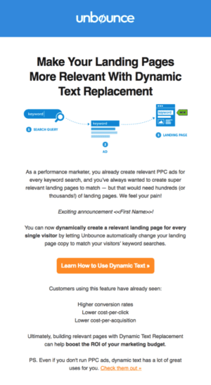 7 Top-Performing Unbounce Marketing Emails to Copy, Paste & Customize