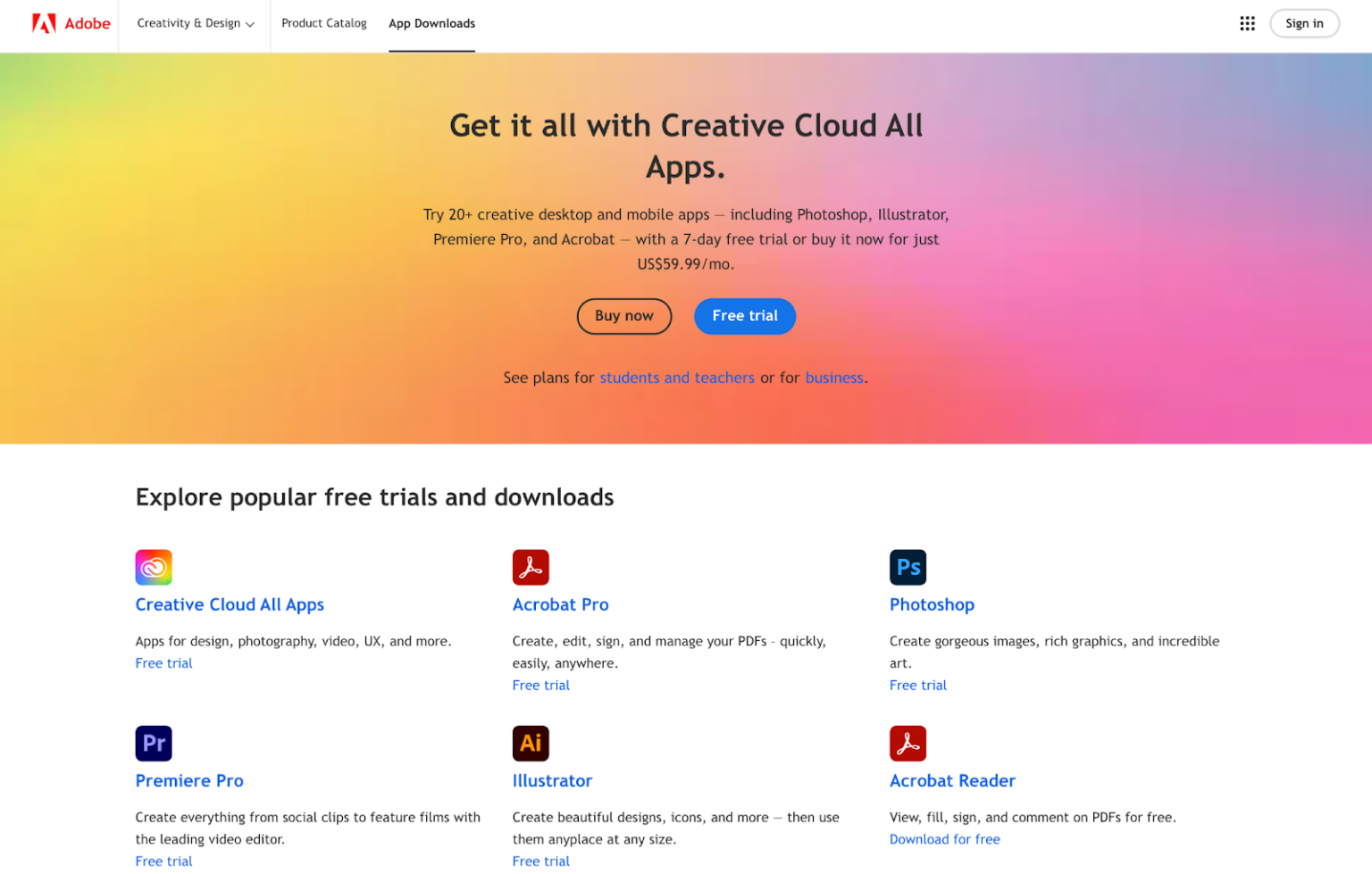 10 free trial landing page examples (with A/B testing ideas)