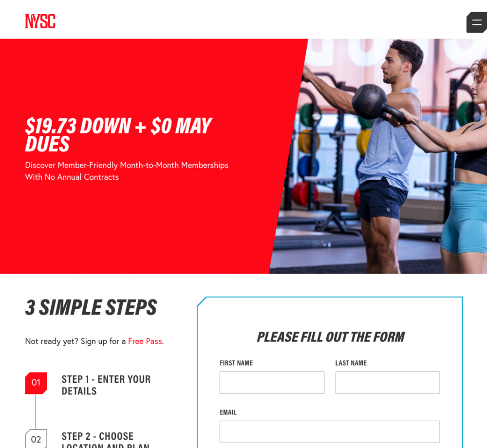 12 fitness landing page examples for gyms, personal trainers, and coaches