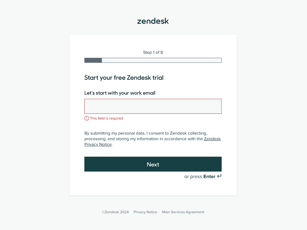10 free trial landing page examples (with A/B testing ideas)
