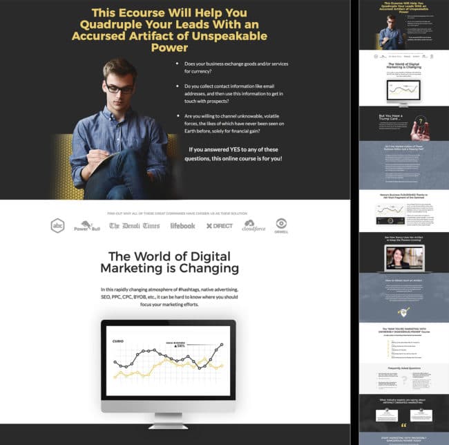 How to Turn a Long Landing Page Into a Microsite - In 6 Easy Steps