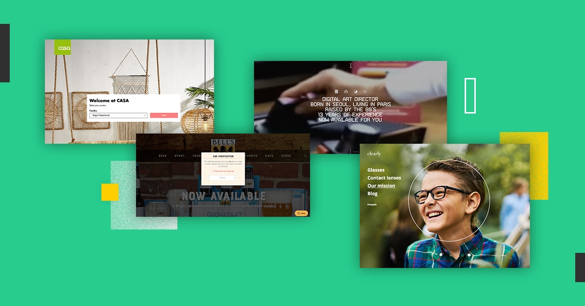 Splash Pages Explained & 9 Creative Splash Page Examples
