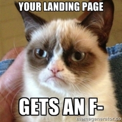 17 Landing Page Design Examples Get a Good Old Fashioned Roasting
